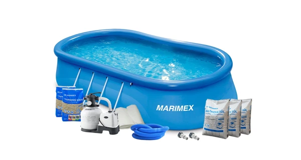Bazén Marimex Tampa ovál 5,49x3,05x1,07 m s pieskovou filtráciou ...