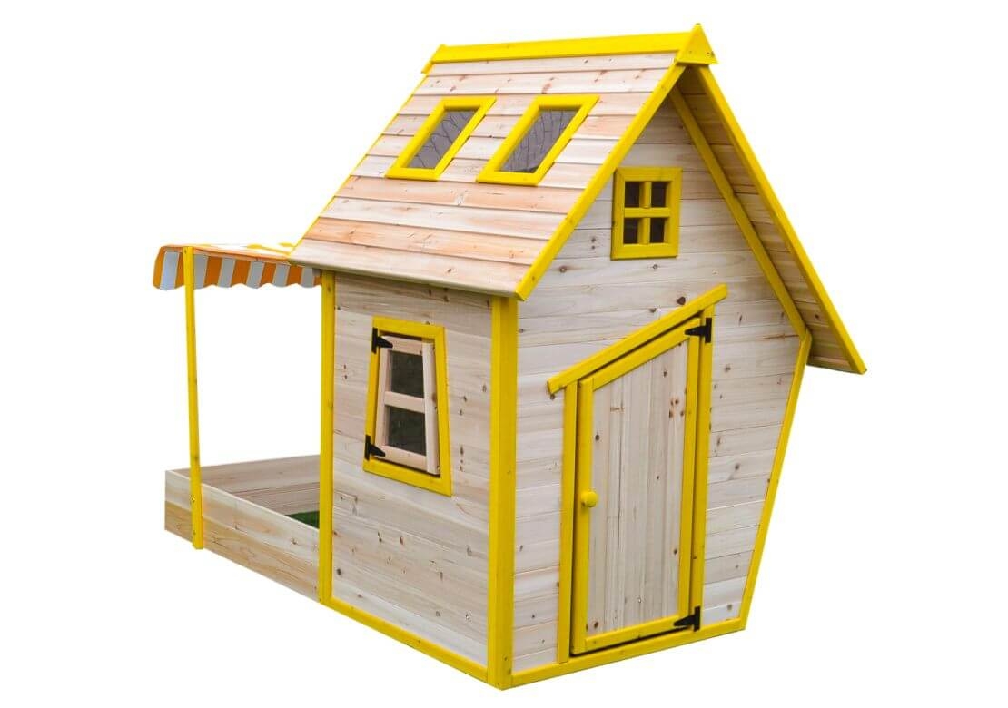 Detský drevený domček s pieskoviskom Flinky | Marimex.sk